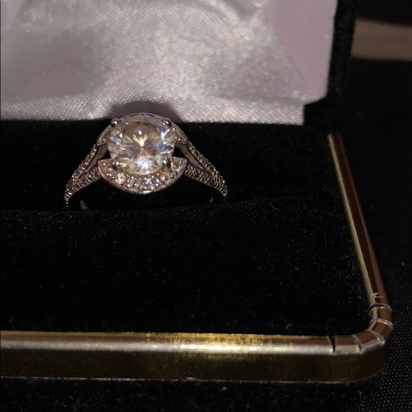 Diamonique | Jewelry | Silver Diamonique Ring From Qvc | Poshmark